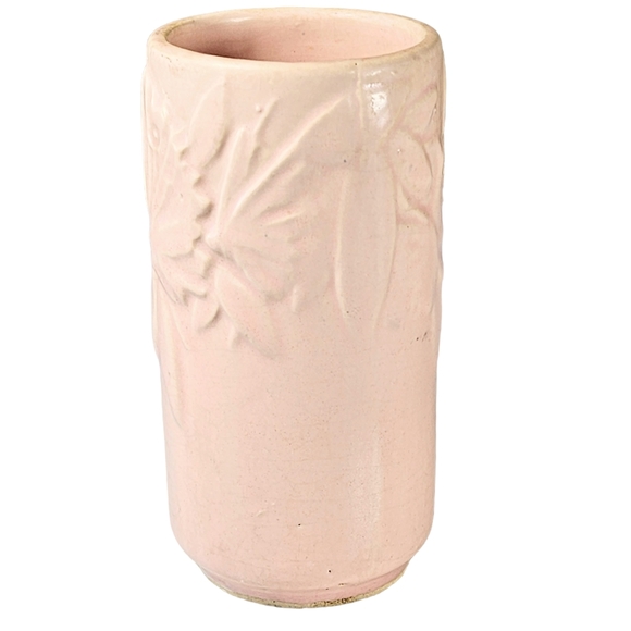 Mccoy | Accents | Vintage Nelson Mccoy Pink Pottery Vase Butterfly ...